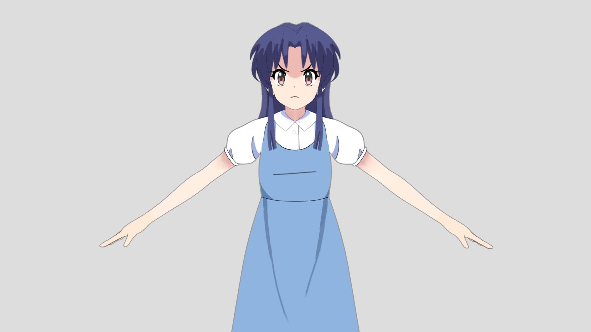 Ranma 1/2 (2024) - Tendo Akane (Long Hair) - Download Free 3D model by ...