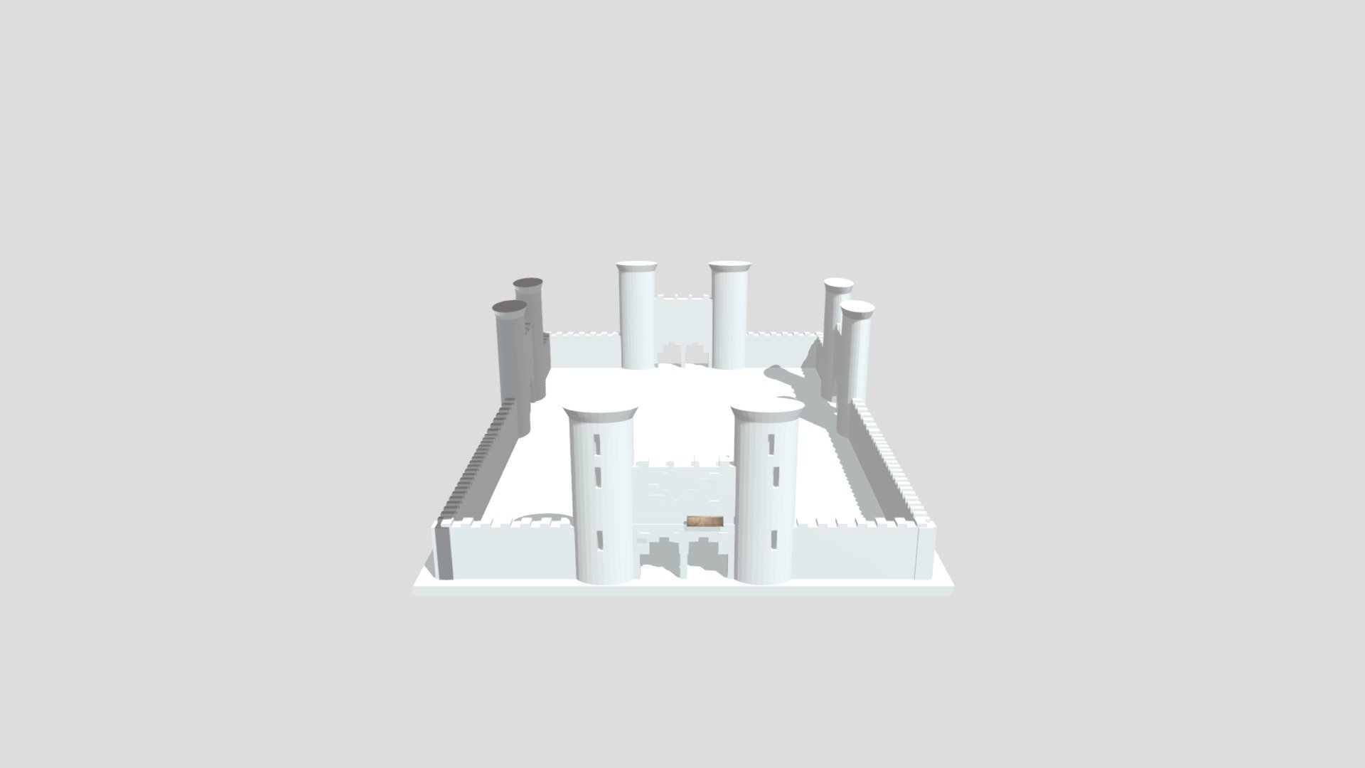 Castra Regina - 3D model by igorclaw [098387d] - Sketchfab