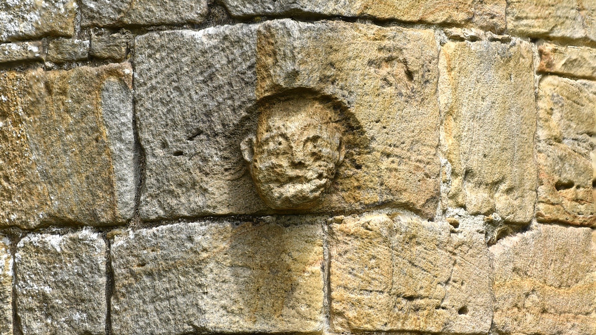 Medieval head decoration, Egglestone Abbey - 3D model by Kenneth Lymer ...