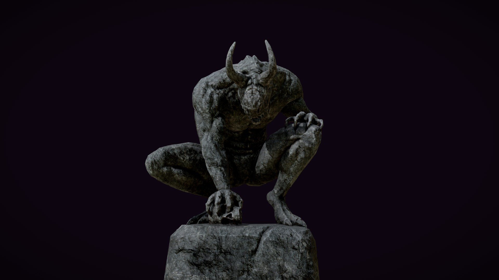 Gargoyle - 3D model by Keegannilsson [0986054] - Sketchfab