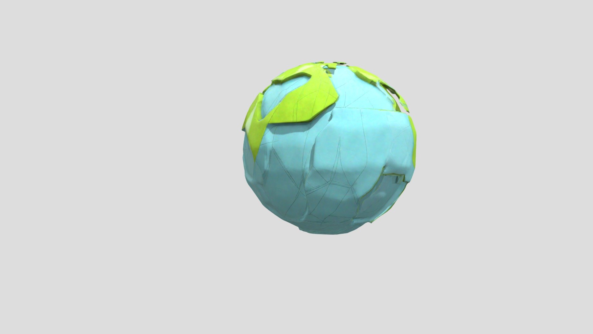 A "Geometric Earth" FBX - Download Free 3D model by Muntashir Al-Abid ...