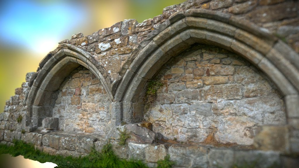 Easby Abbey - Wall 4 - 3D model by Paul (@paul3uk) [0987cea] - Sketchfab