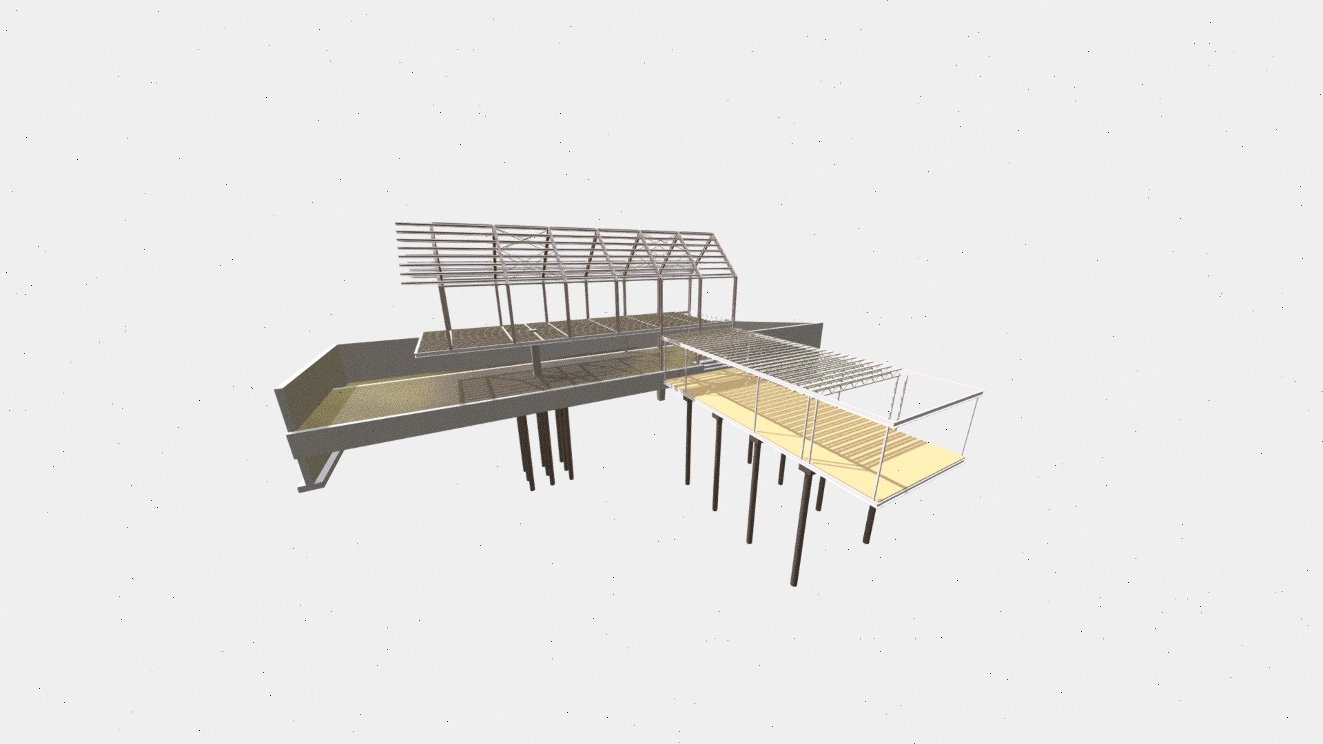 Тестовая модель здания - 3D model by KPLN (@kpln3D) [098cbfe] - Sketchfab