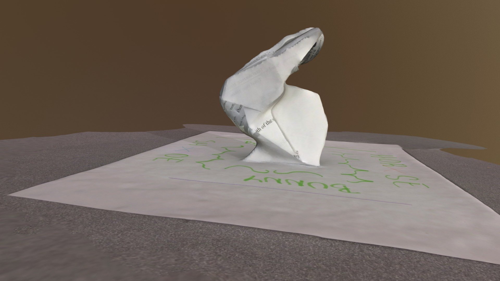 Origami_Rabbit - Download Free 3D model by generalbeatka [098e271 ...