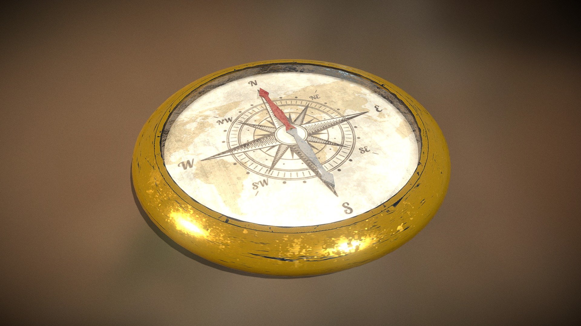 Compass - Download Free 3D model by Caio de Oliveira (@caiodeoliveira ...