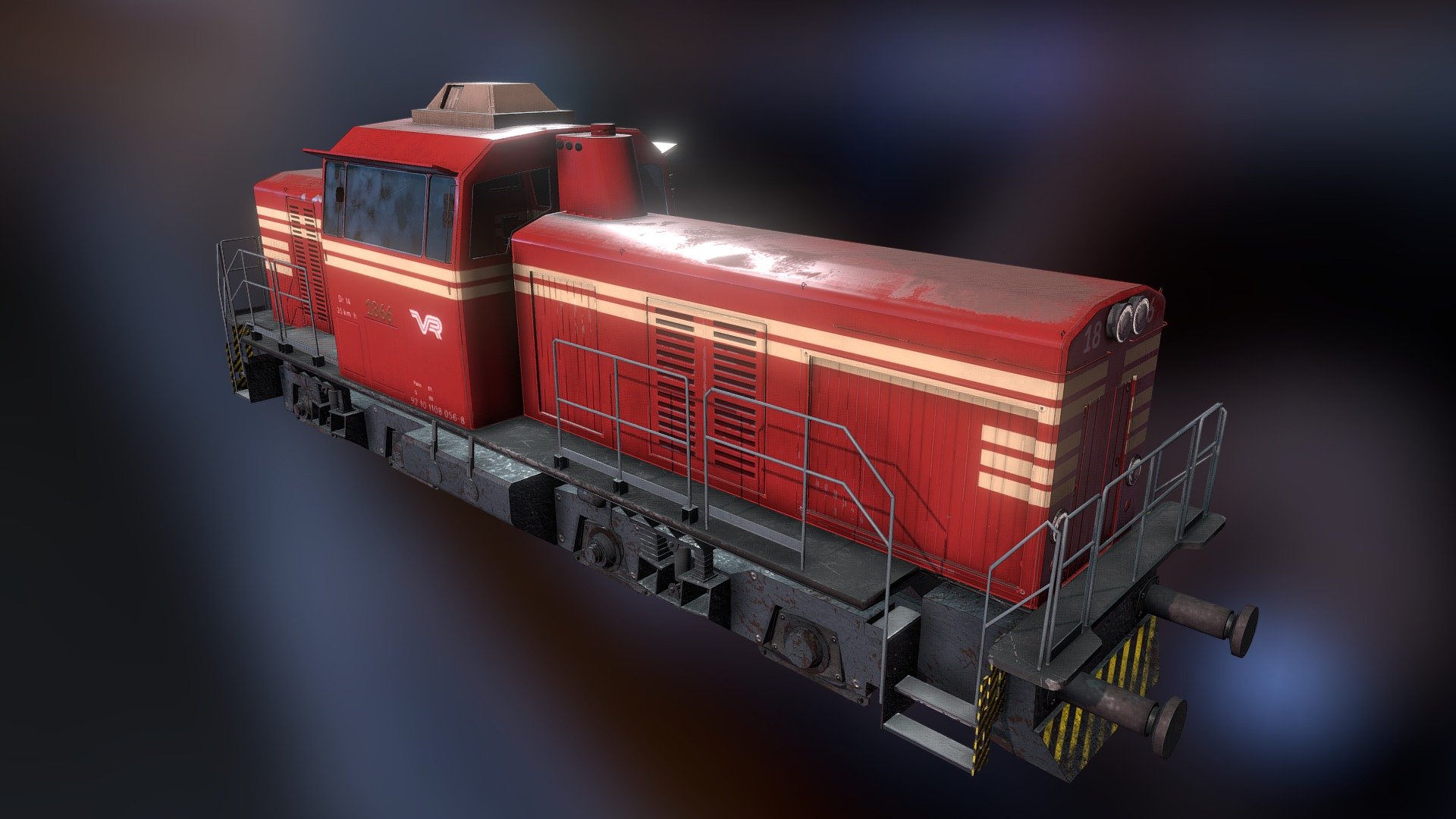 DR14 Train - 3D model by Kevin Babin (@KevinBabin) [09901ff] - Sketchfab