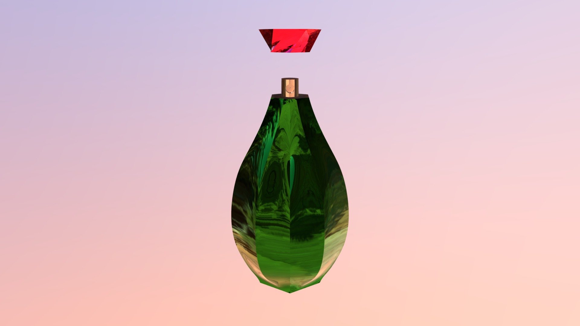 Perfum Bottle - 3D model by casplinglofgren [0991203] - Sketchfab