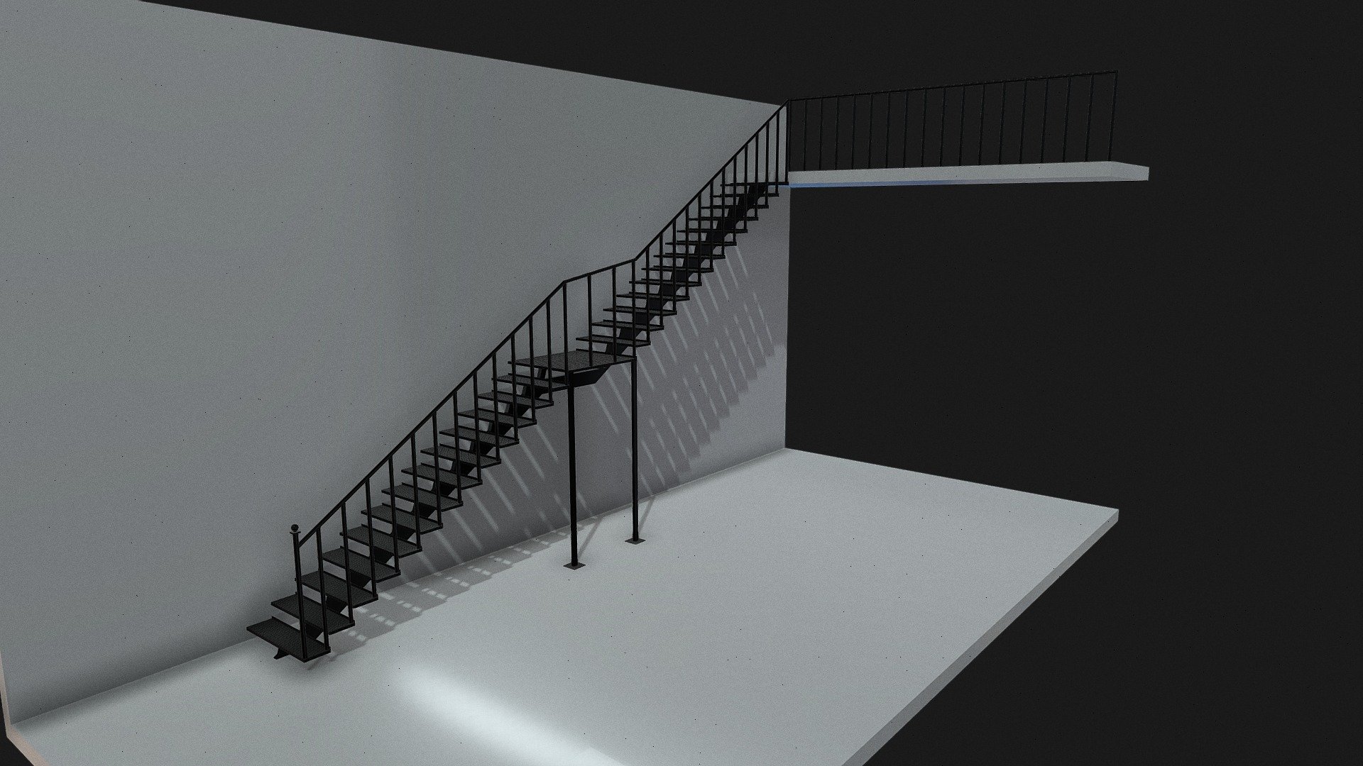 DEMİR SANAYİ MERDİVEN ÇİZİMİ - 3D model by Zirve Reklam (@zirvetabela ...