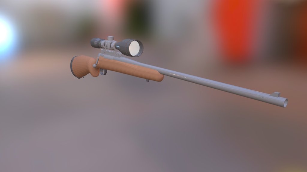 Rifle - Download Free 3D model by sookendestroy1 [09926a4] - Sketchfab