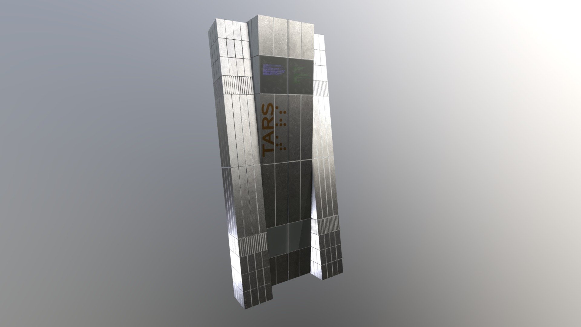 TARS - Interstellar - 3D model by Leon Levačić (@loadingx86) [09938bd ...