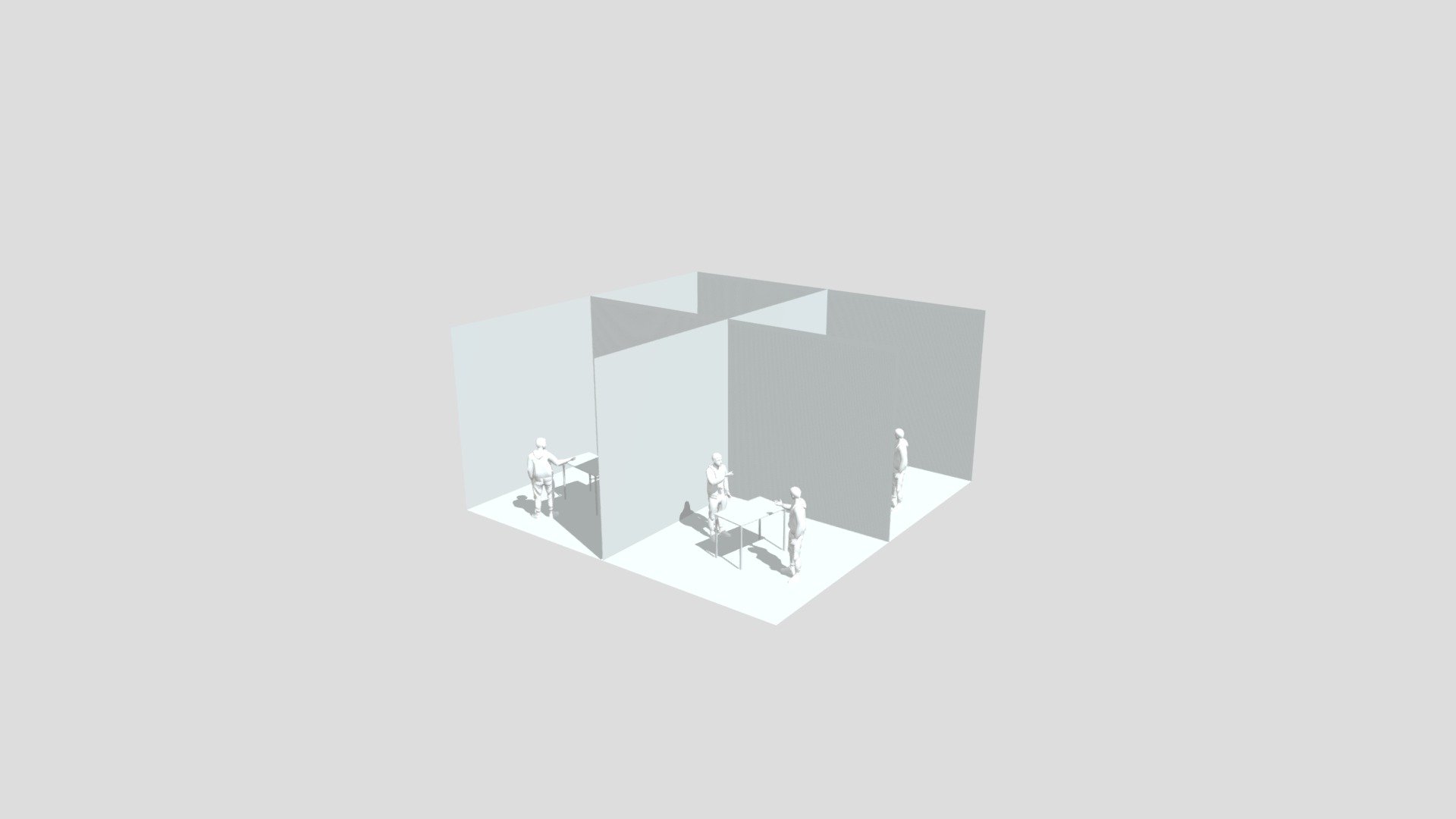 4 Wall Scene - 3D model by aovando26 [099394f] - Sketchfab
