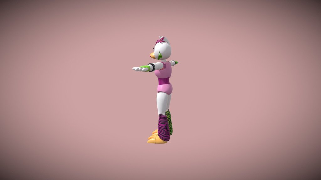 Glamrock Chicas - A 3D model collection by Godzilla (@iamthayn) - Sketchfab