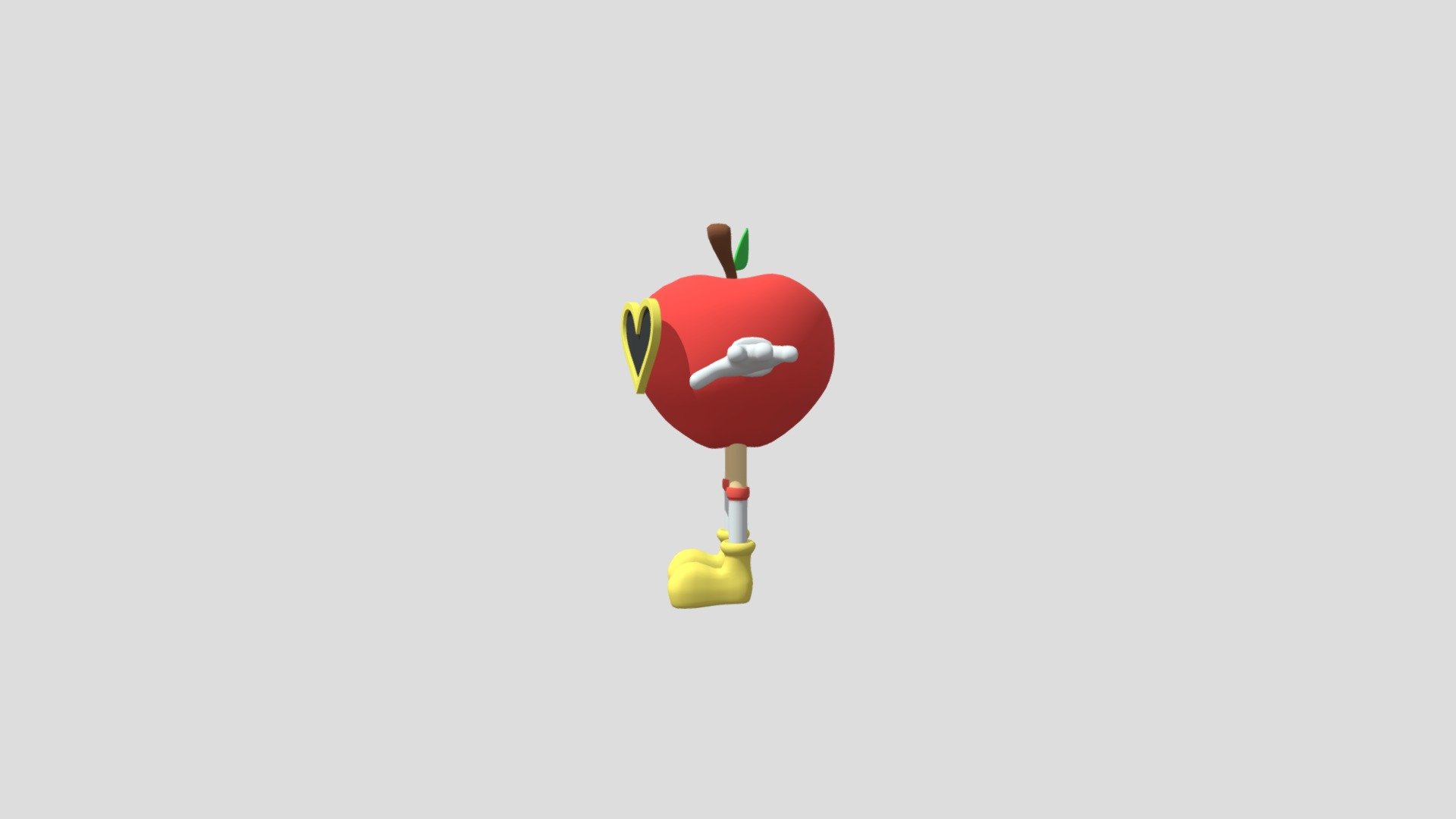 Apple Dude - 3D model by ynbechir [0994a8e] - Sketchfab