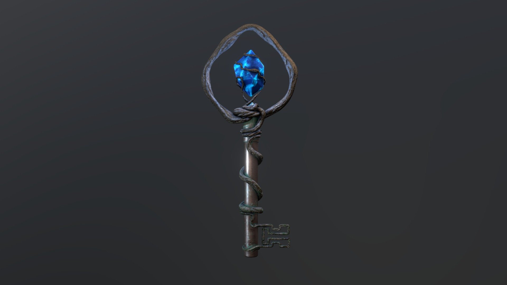 Magical Skeleton Key - 3D model by Adam Nekola (@Heineki) [0995a38 ...
