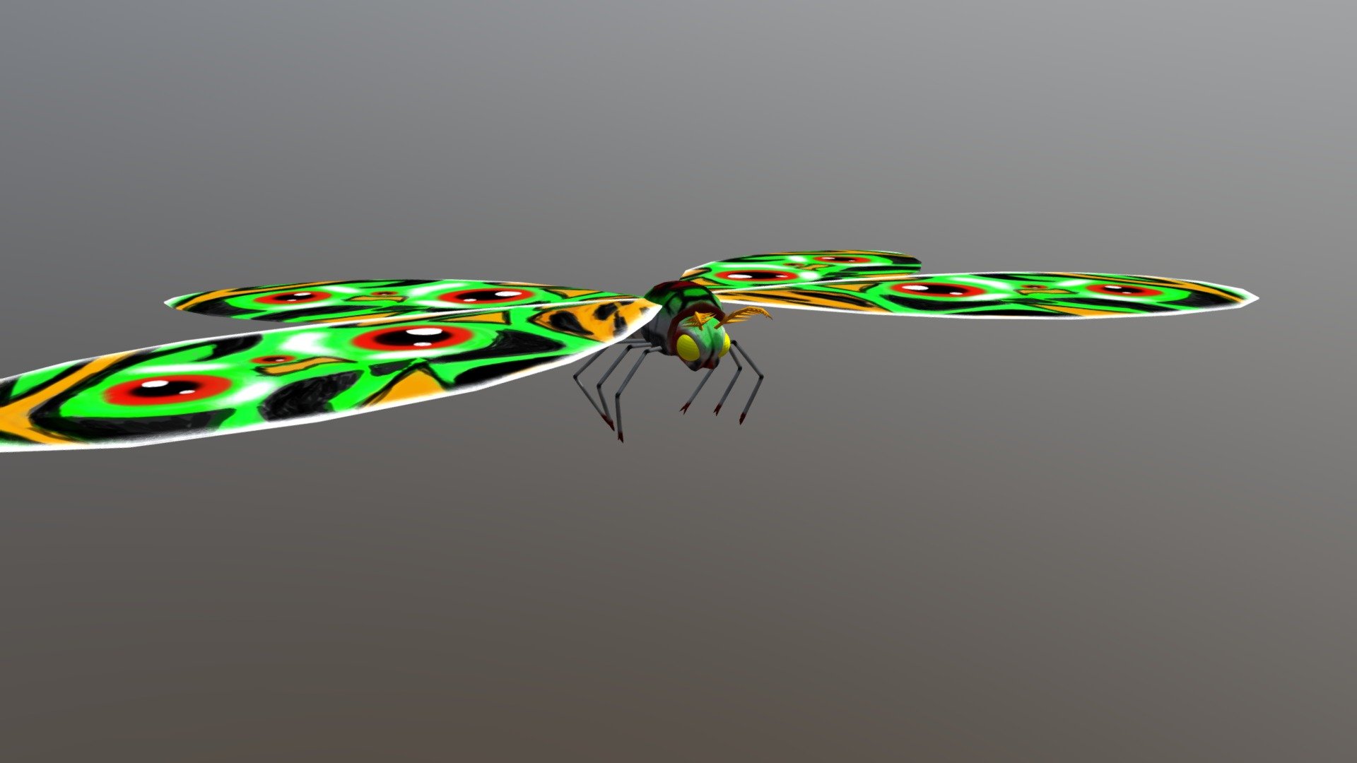 Mutant Moth - 3D model by Head-ZonkStudios (@headzonkstudios) [09965a8 ...