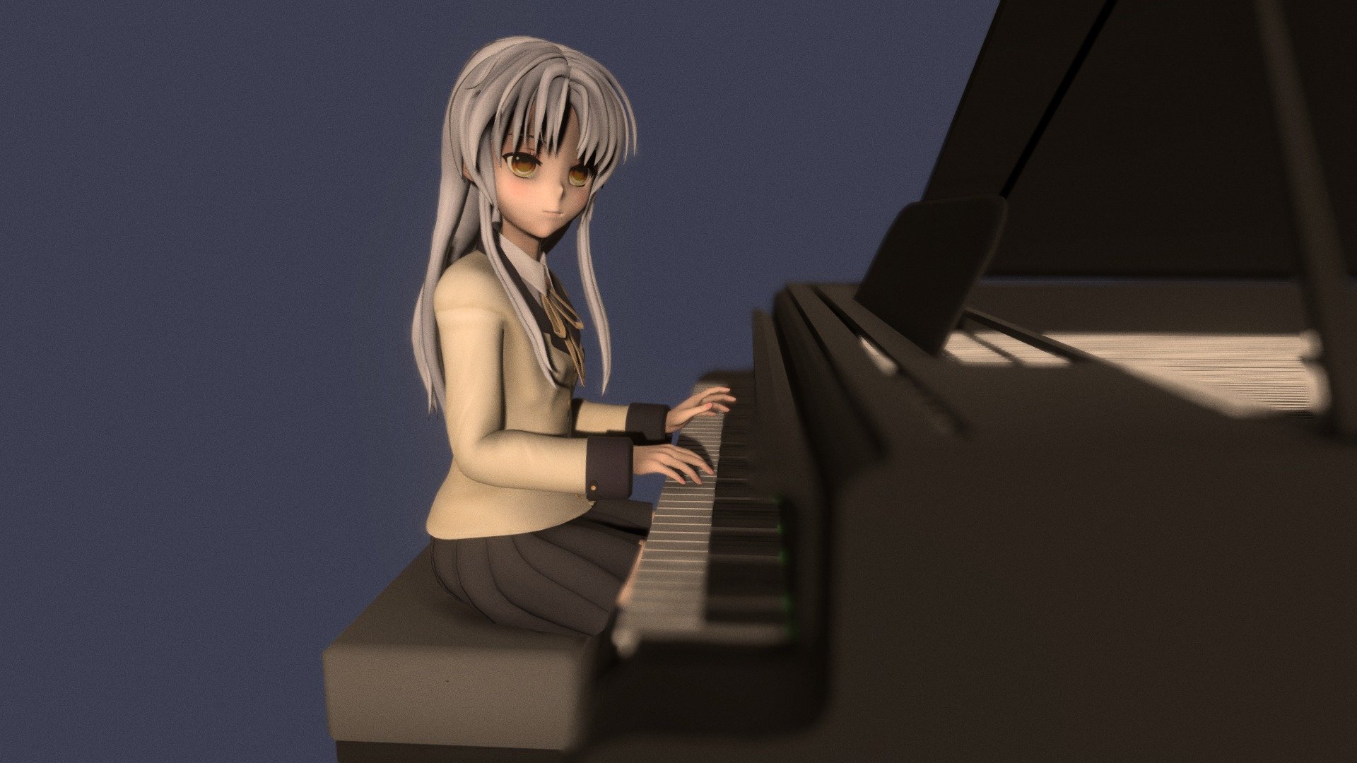 Kanade Tachibana 02 - Buy Royalty Free 3D model by 3d Anime Girls ...