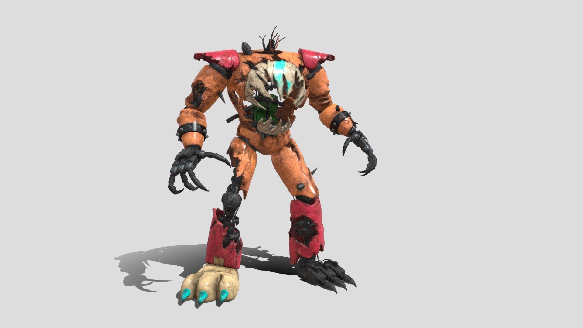 FNAF: Security Breach Ruin | Ruin Freddy - Download Free 3D model by ...