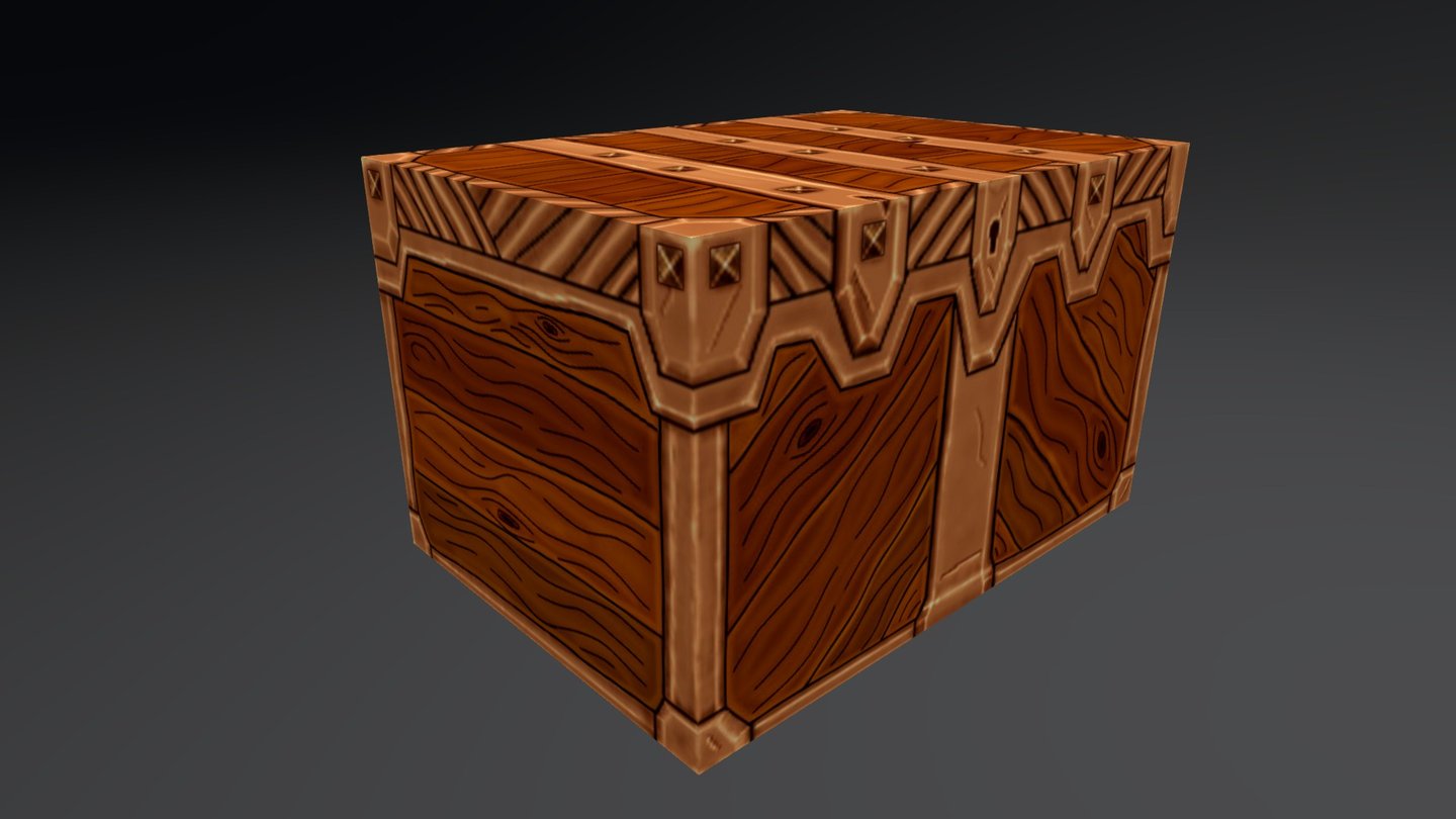 Hand Painted Crate - Download Free 3D model by mathew1 [0997f71 ...