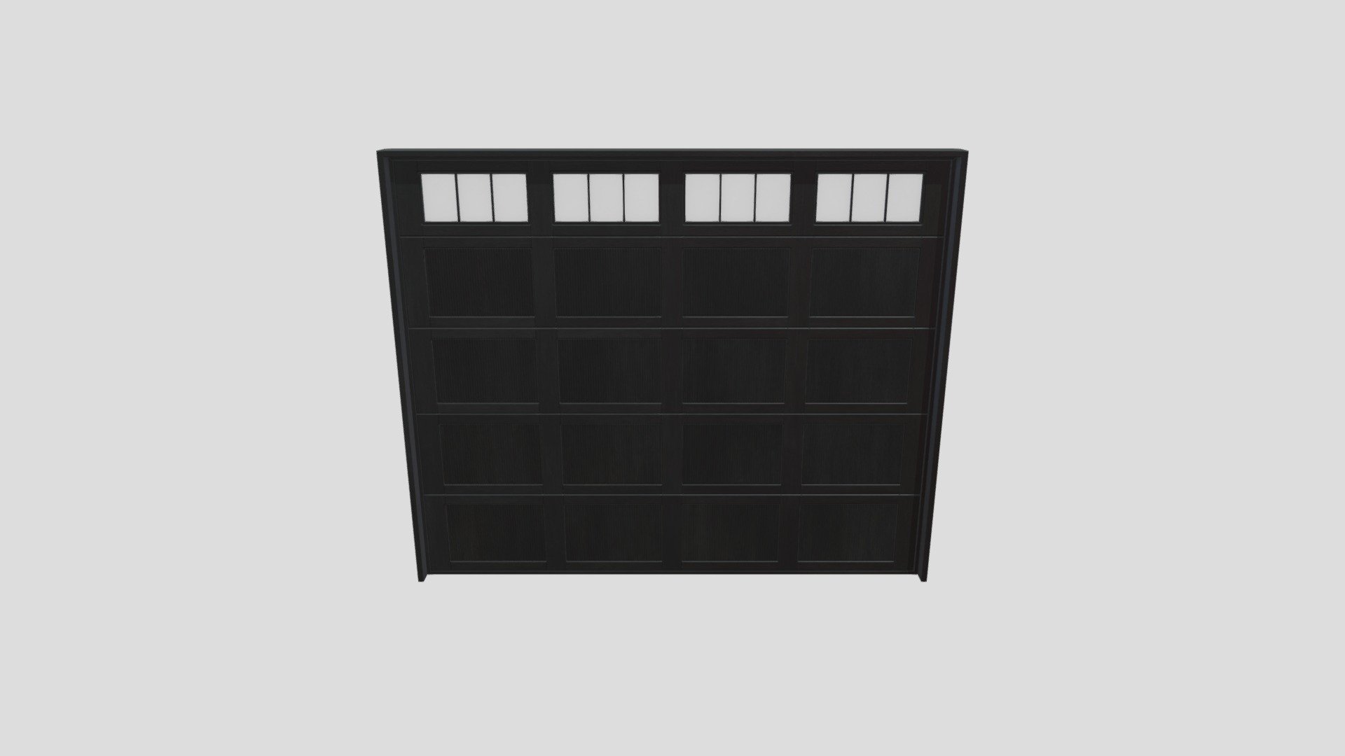garage gate 100 AM243 Archmodel - Buy Royalty Free 3D model by ...