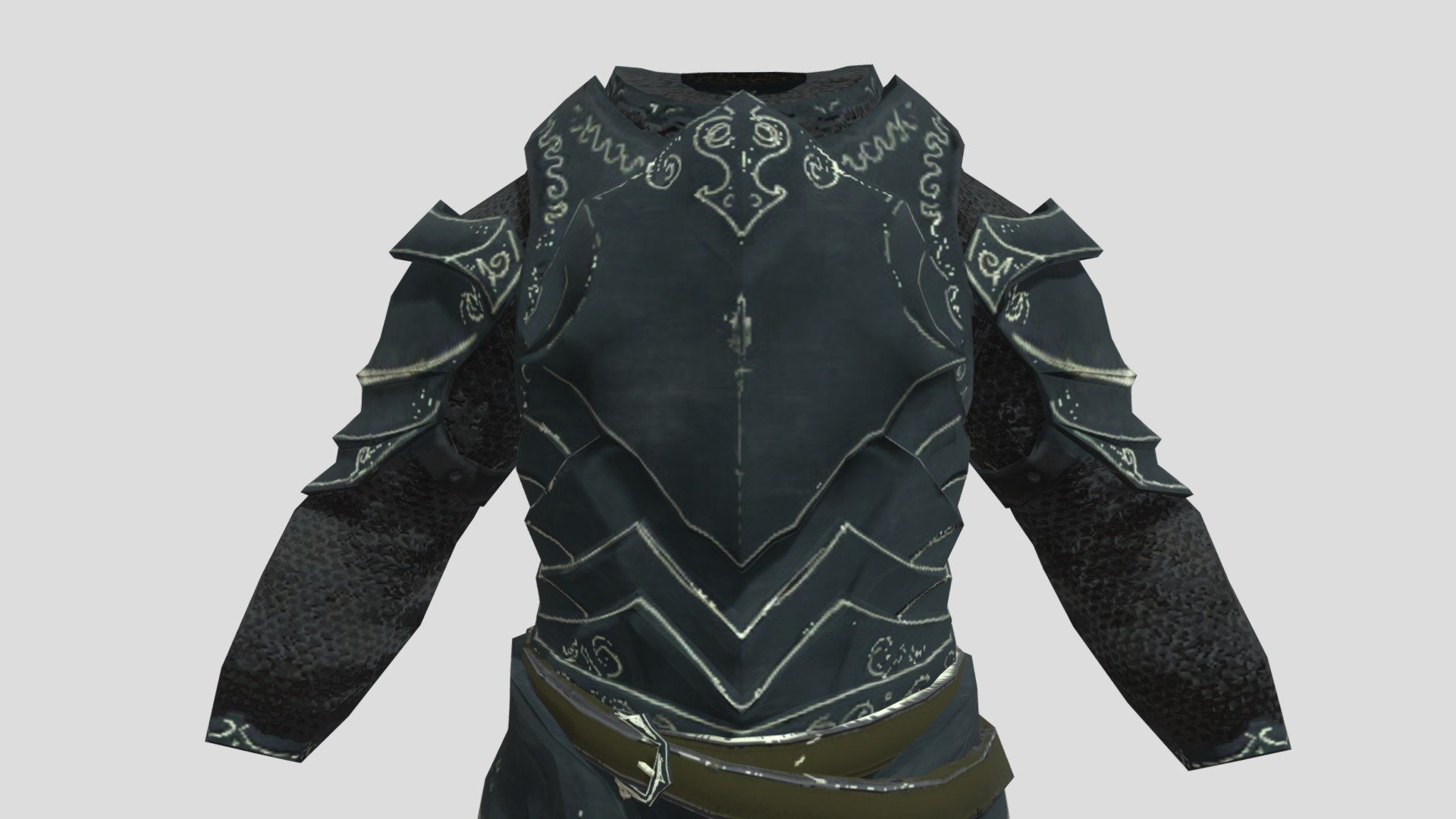 TESB Ebony Mail Armor (Male) - Download Free 3D model by OrangeSauceu ...