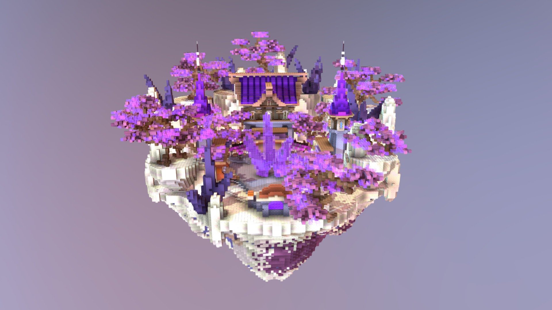 Pinnacle | 100x100 | Purple End Lobby - 3D model by Vextrosity [099f362 ...
