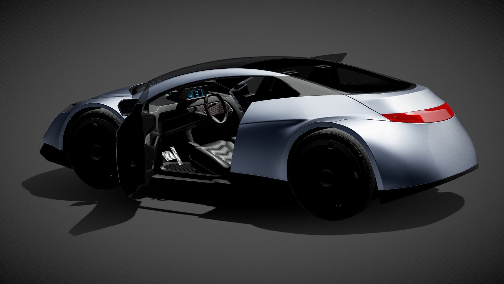 FREE Concept Car 011 - public domain (CC0) - Download Free 3D model by ...