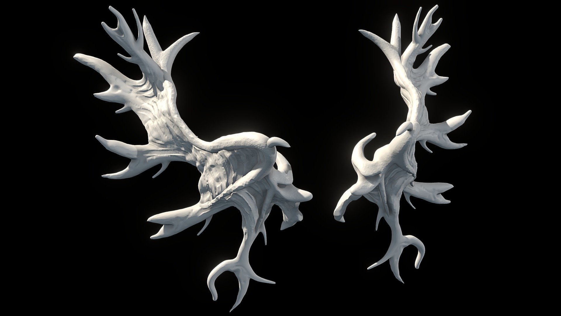 Demon or Dragon Spiky Wings - Buy Royalty Free 3D model by Alexandria ...