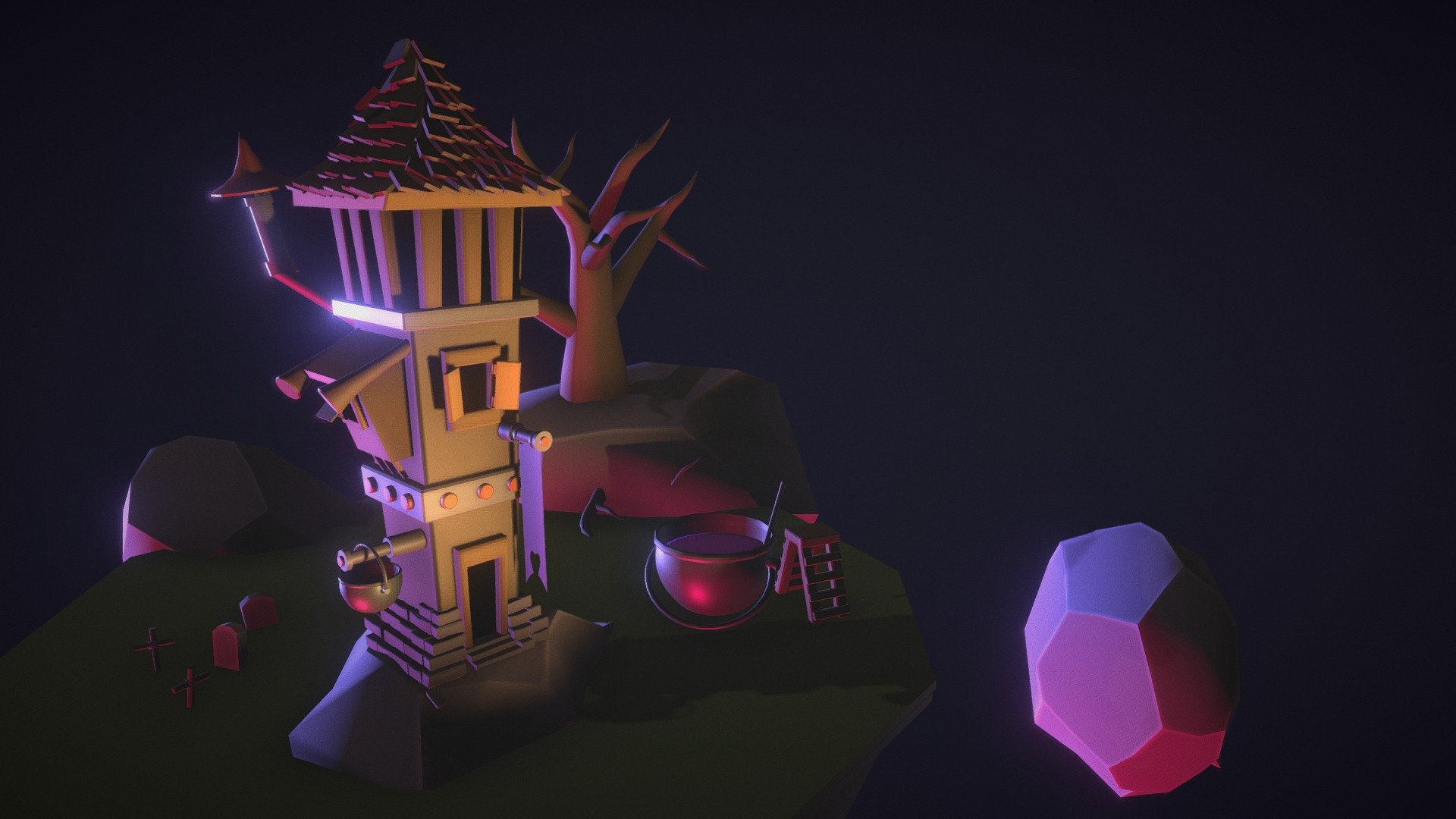 diorama_CoC - 3D model by datcher87 [09a2a79] - Sketchfab