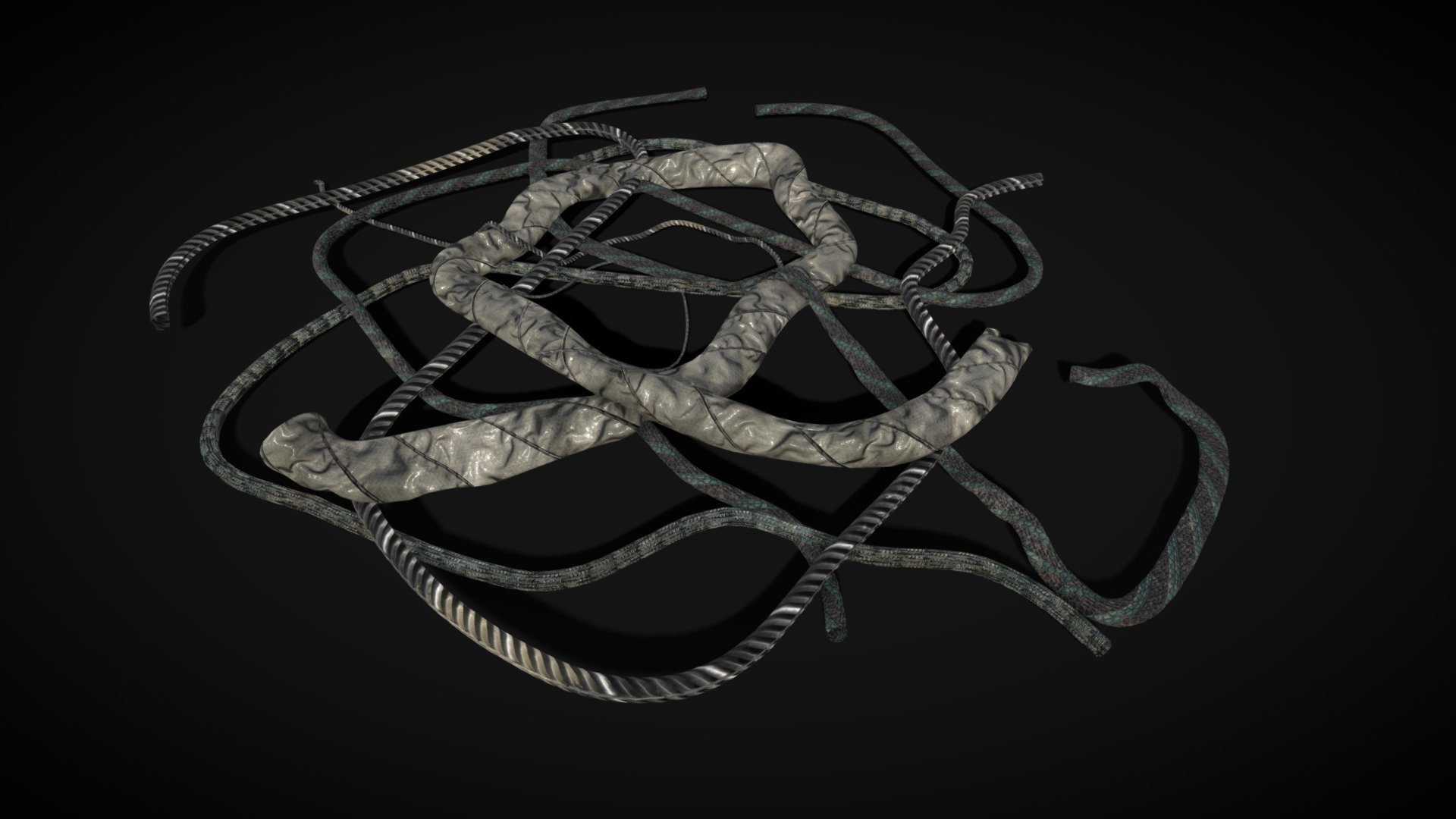 Sci-Fi Cables and Wires Bundle - Buy Royalty Free 3D model by Clockwork ...