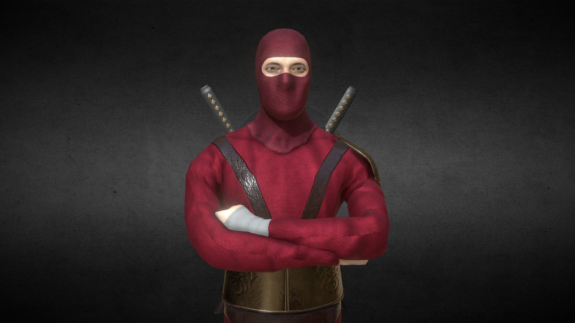 Low Poly Enemy Ninja Assassin - Download Free 3D model by Abdooelsabry ...