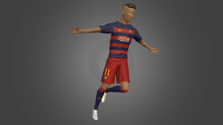 Neymar Jr - 3D model by Willywoo [09a57b7] - Sketchfab