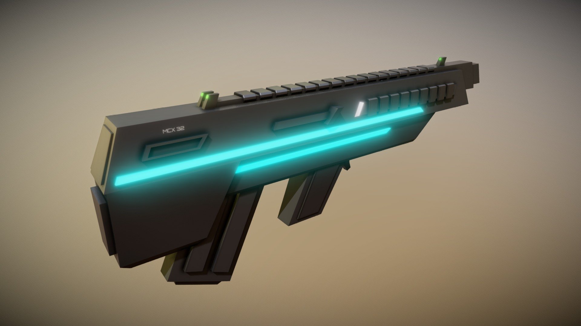 Unity Simple Scope Shader - MCX 32 Assault Rifle - 3D model by kellojo [09ac934] - Sketchfab