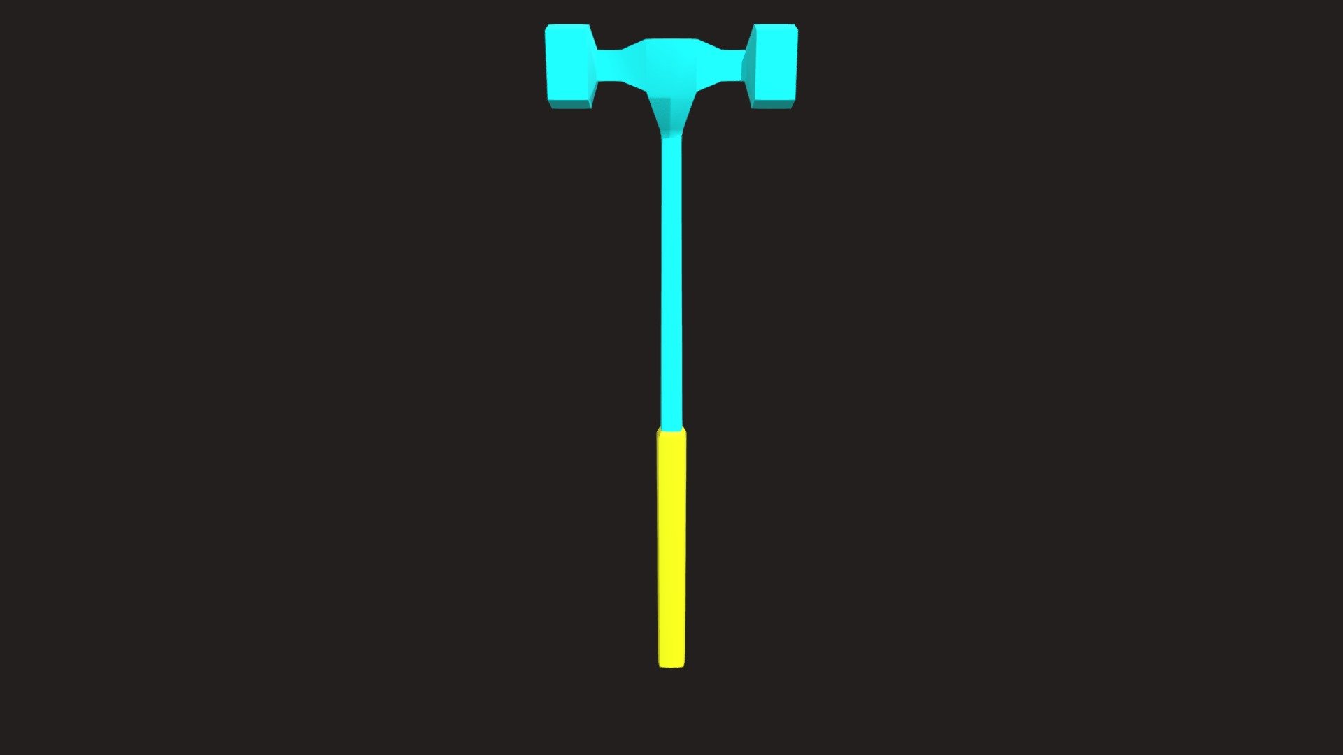 Untextured Basic Hammer - 3D model by M_Pennanti [09acc20] - Sketchfab