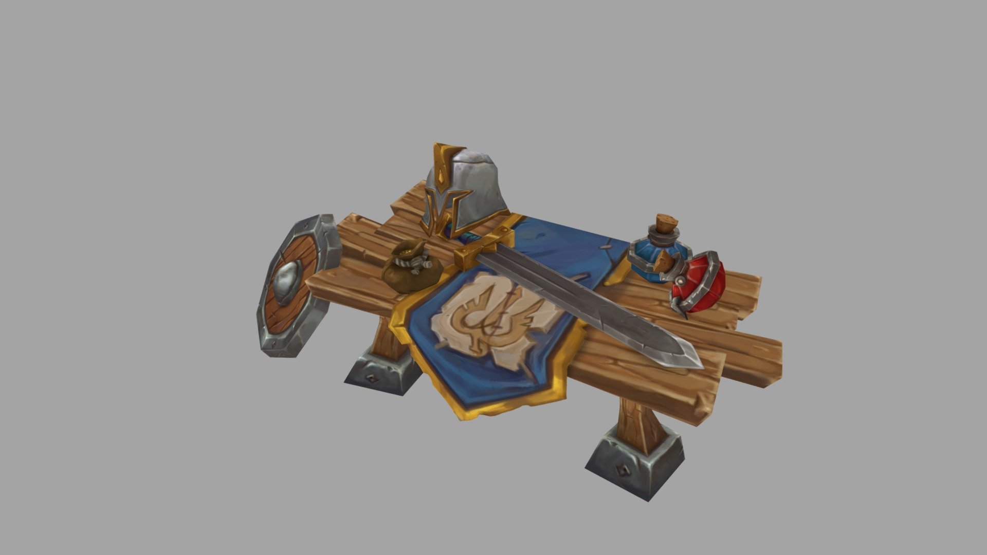War table - wip 3 - 3D model by allen_roldan [09acebd] - Sketchfab