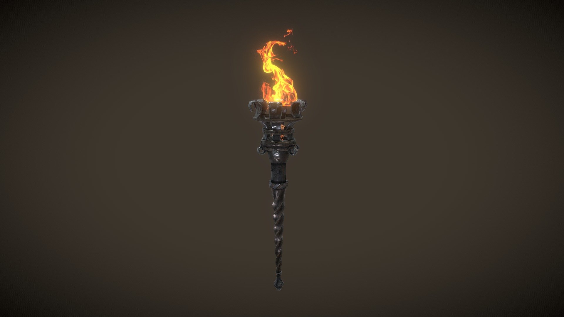 Manor Torch - Download Free 3D model by RomarovArt (@RomarArt) [09ad1f3 ...
