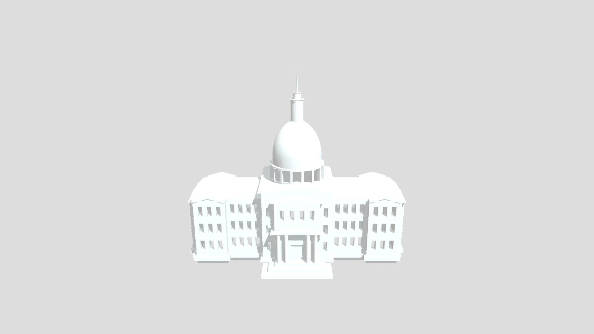 Michigan Capitol Building Arsty Remake - Download Free 3D model by ...