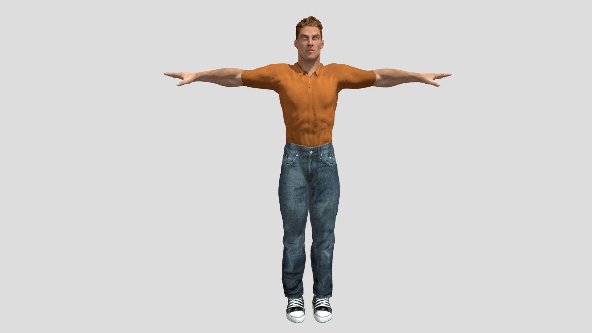 Male Character - 3D model by BlendMaster3d [09b218f] - Sketchfab