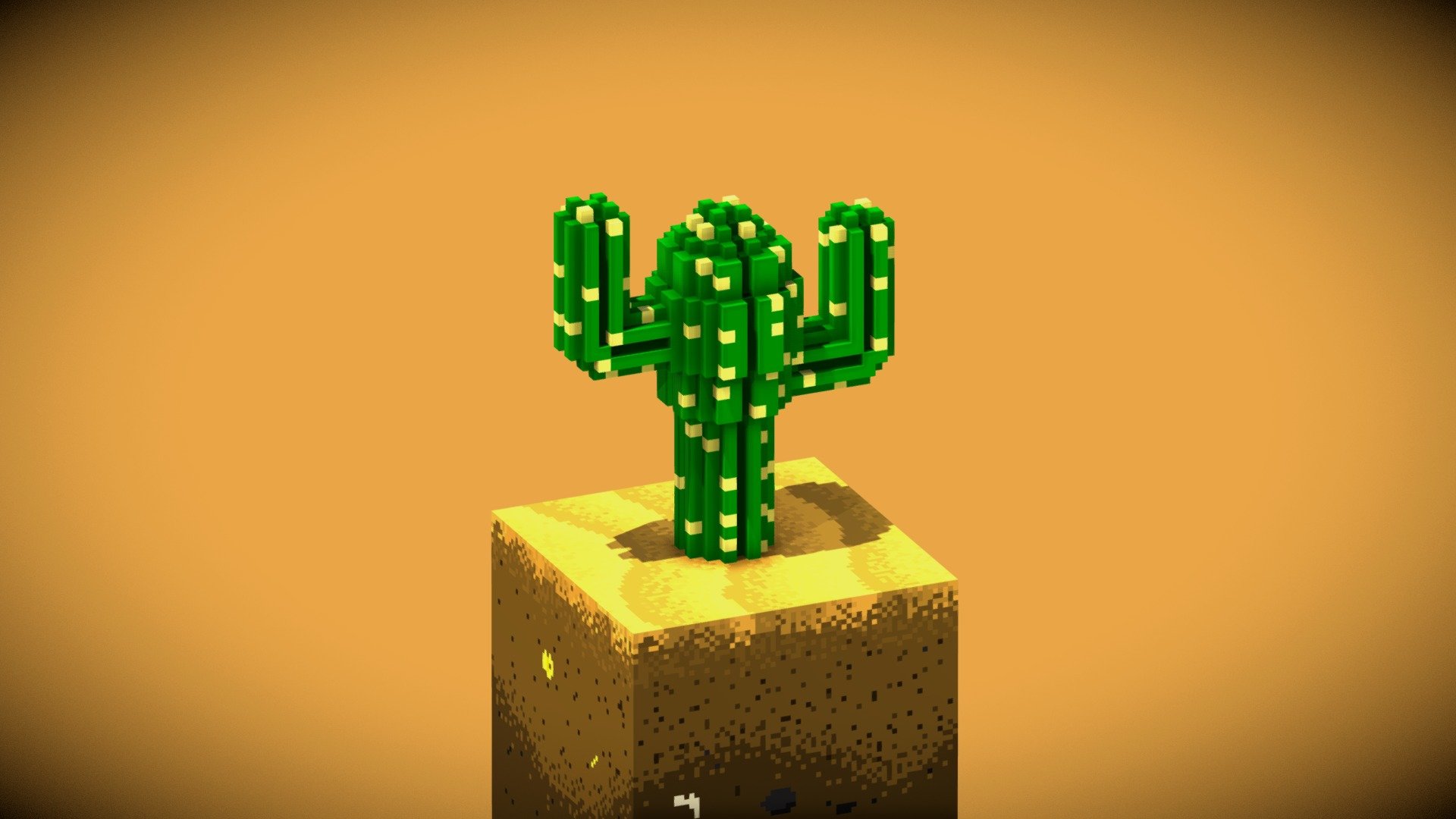 Cactus B - 3D model by hexiledGames [09b2927] - Sketchfab