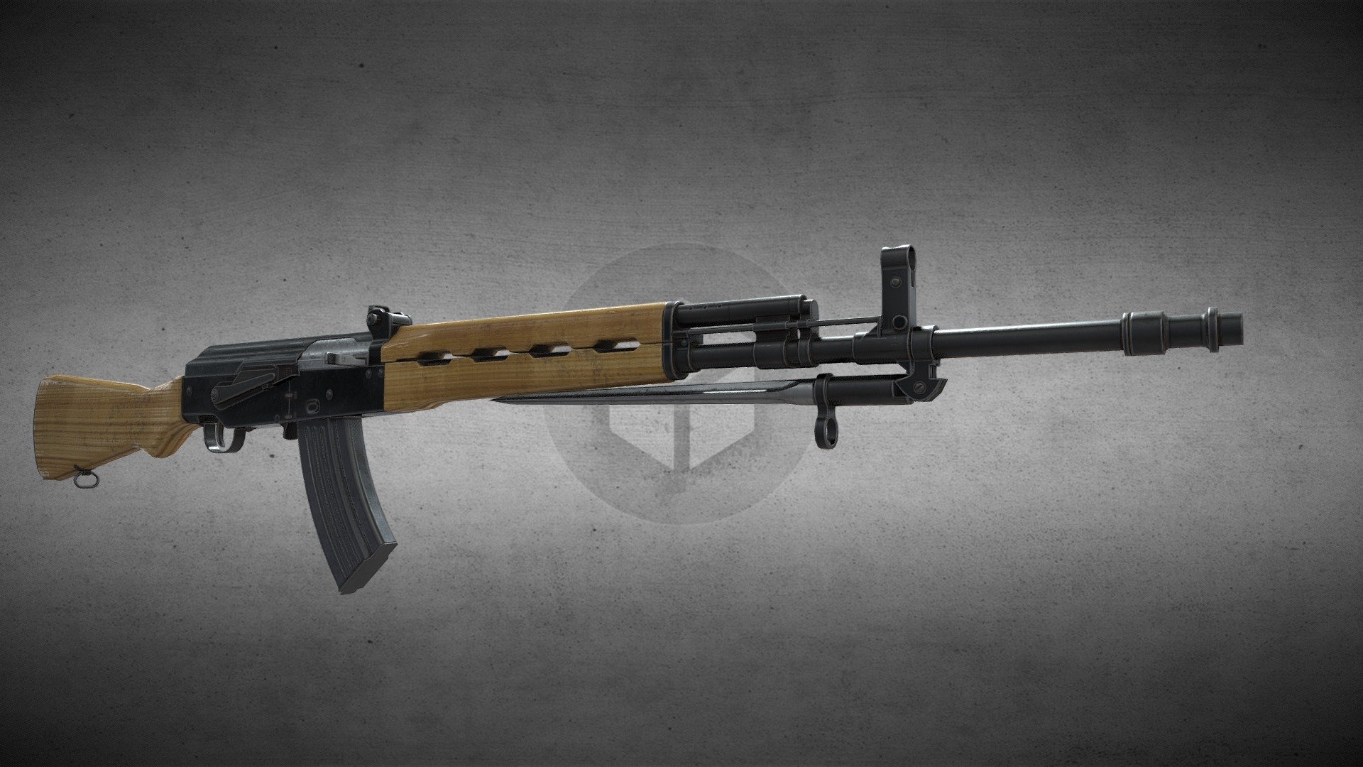 Chinese 1979 prototype rifle 3 - 3D model by Gewehrschutze [09b3d7e ...