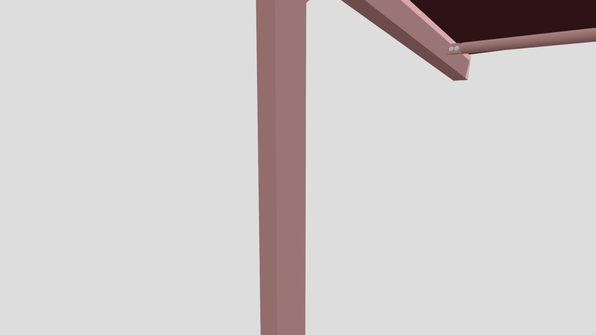 Modern Shade-T- Post Single Slope - 3D model by akhilt.yourdevexpert ...