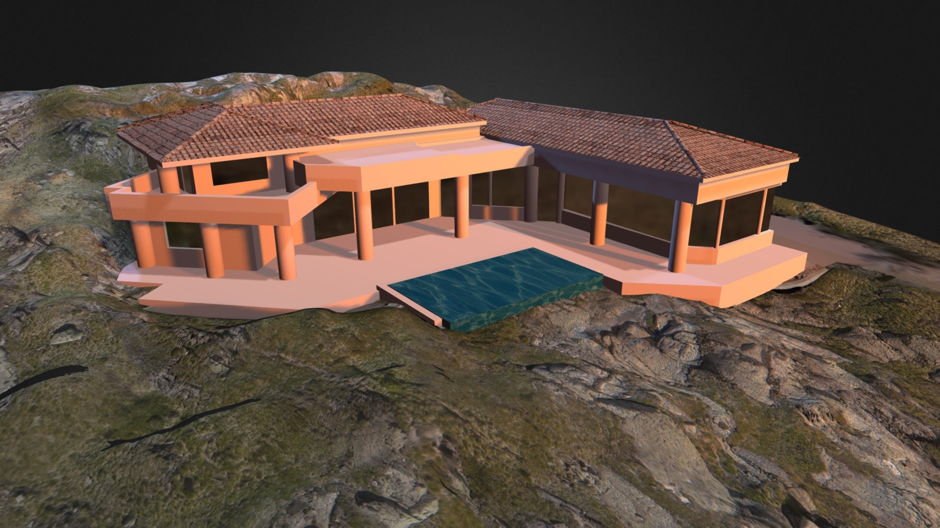 CAVE CREEK HOUSE13 - 3D model by VIRTUAL 3D (@baxterdesigngroup ...