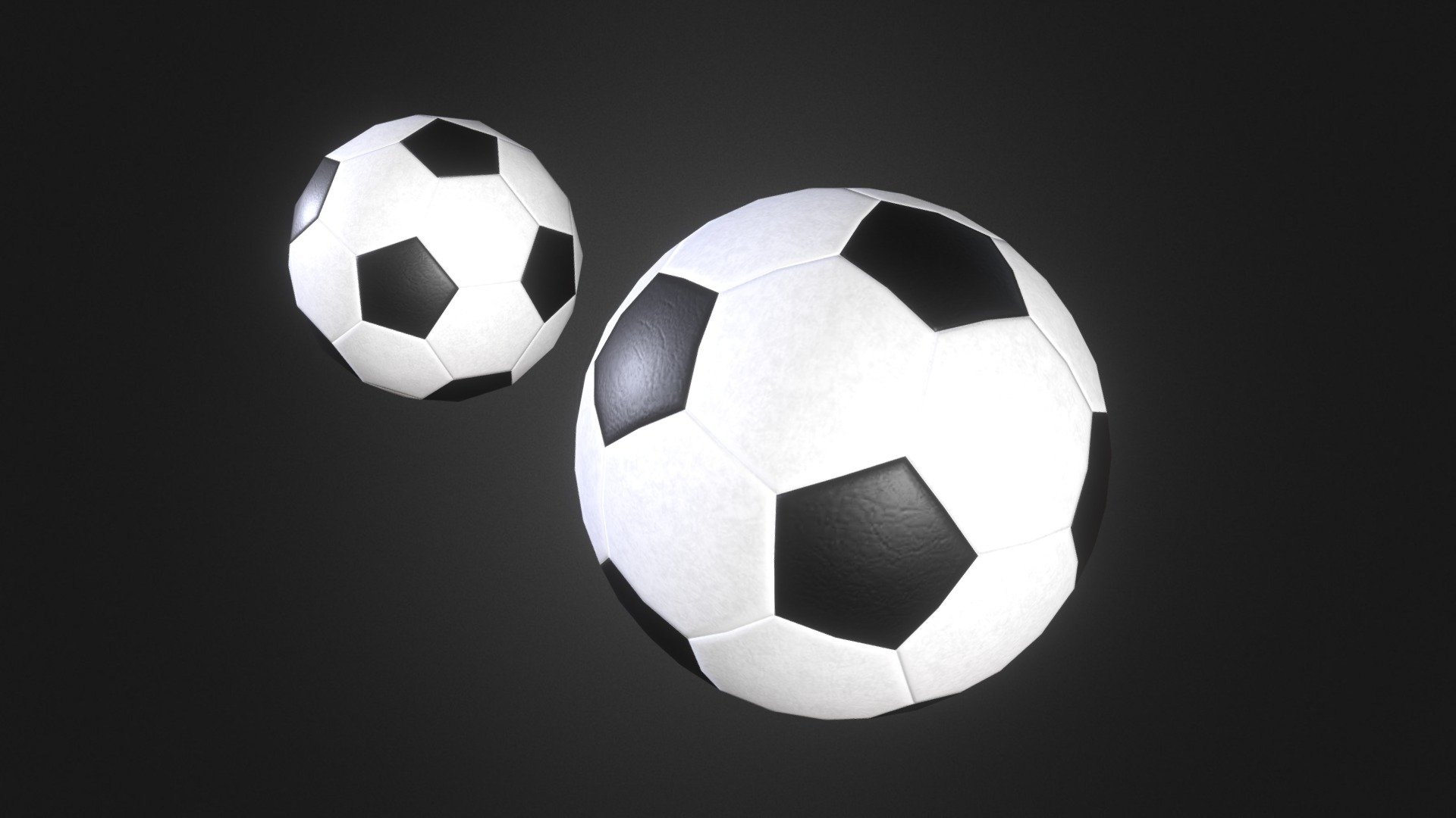 Soccer ball low poly - Download Free 3D model by L_Krajewski [09b8055 ...