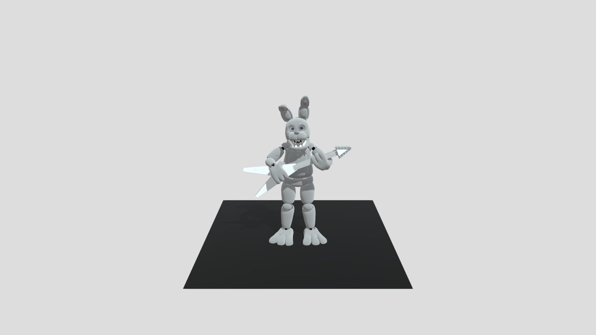 Unwithered Bonnie - Download Free 3D model by Venom12dl [09b889b ...