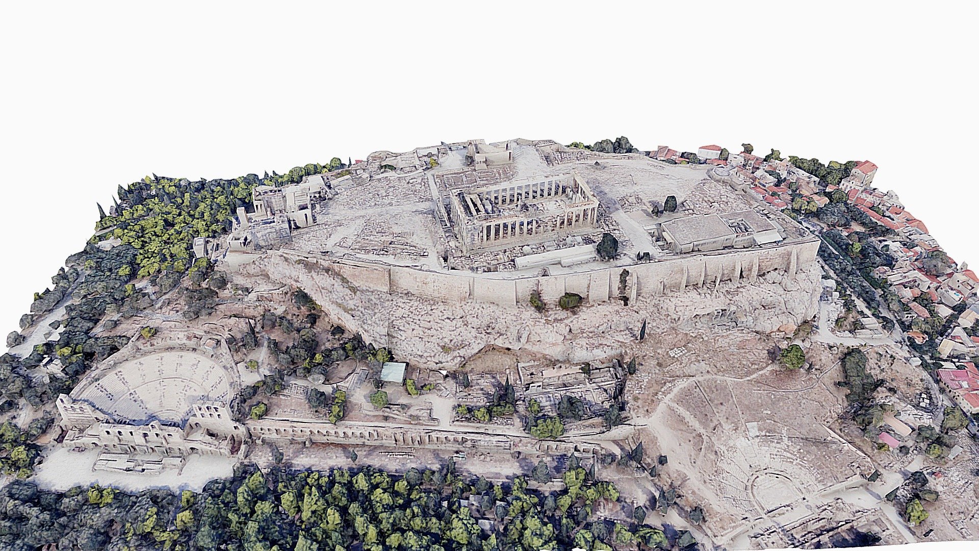 Acropolis, Parthenon - 3D model by SENSIET (@asensio) [09bac77] - Sketchfab