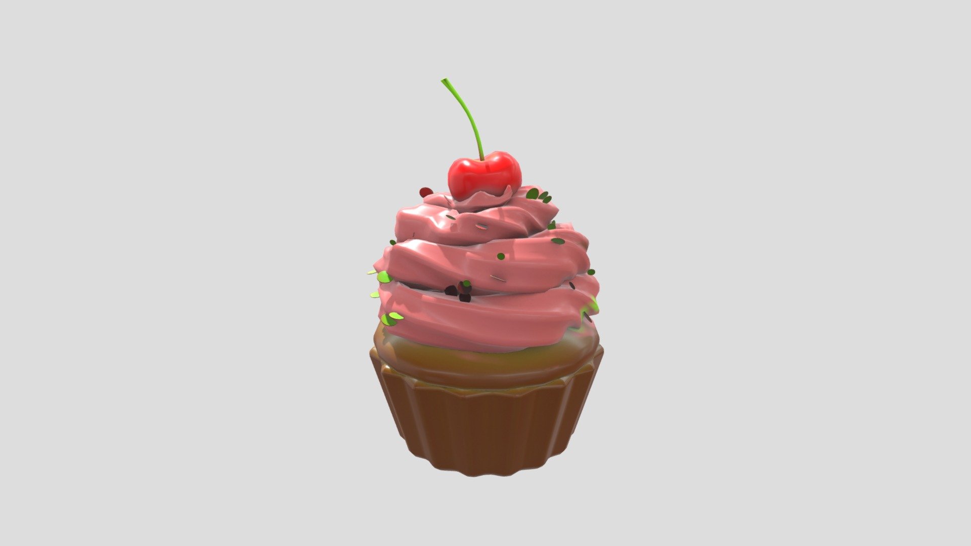 Cupcake - 3D model by EvanTHankham [09bcdba] - Sketchfab