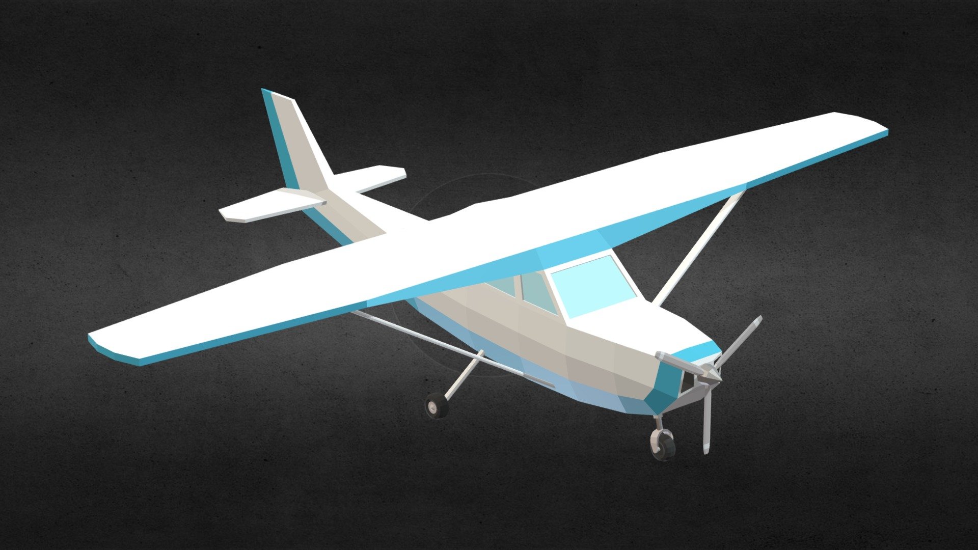 Lowpoly Small Airplane - Buy Royalty Free 3D model by BlendingBastian ...