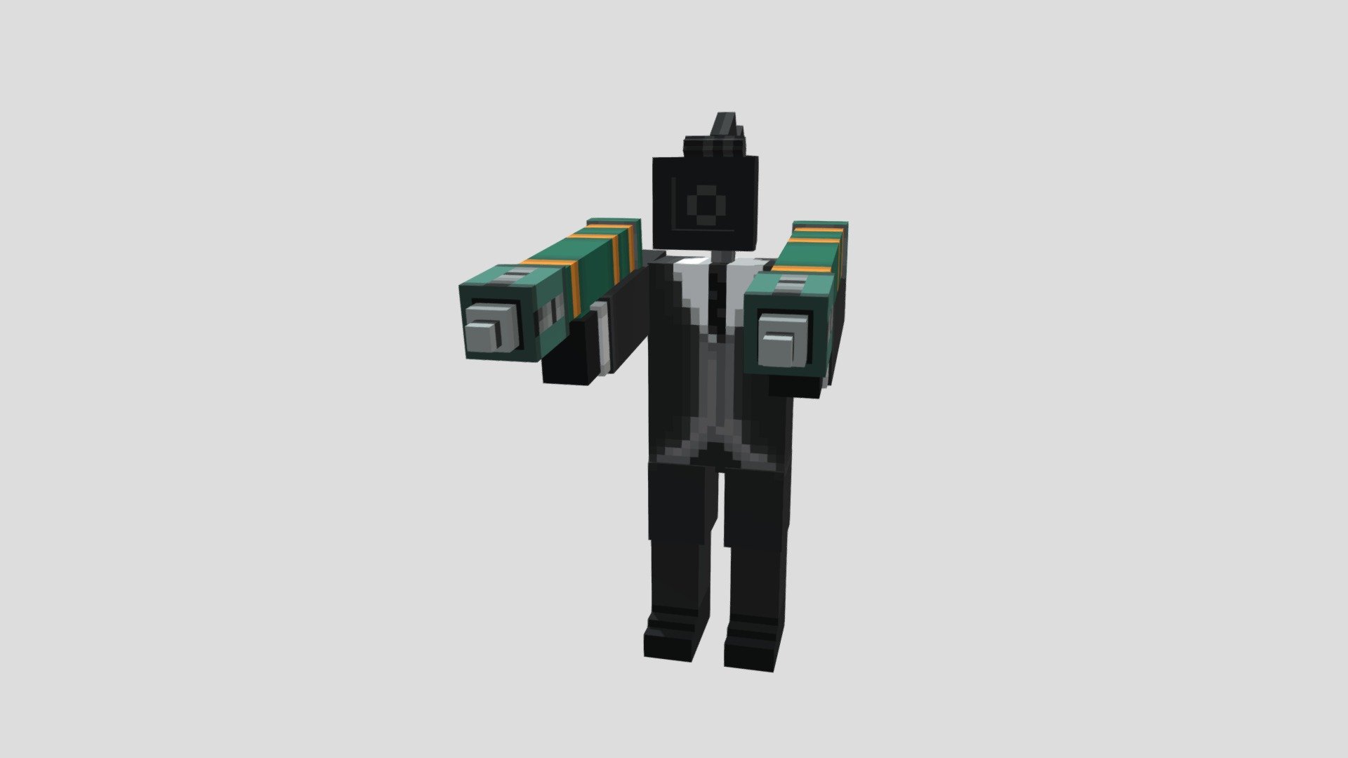 Double Bazooka Large Cameraman - Download Free 3D model by Elite ...