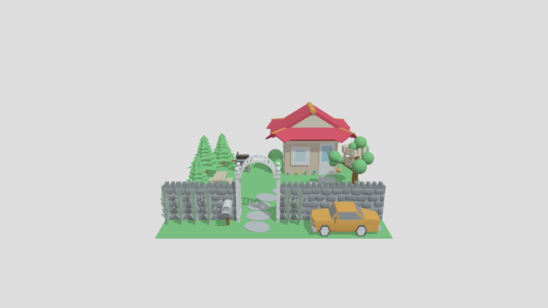 Easter House - 3D model by copasman [09c34dc] - Sketchfab