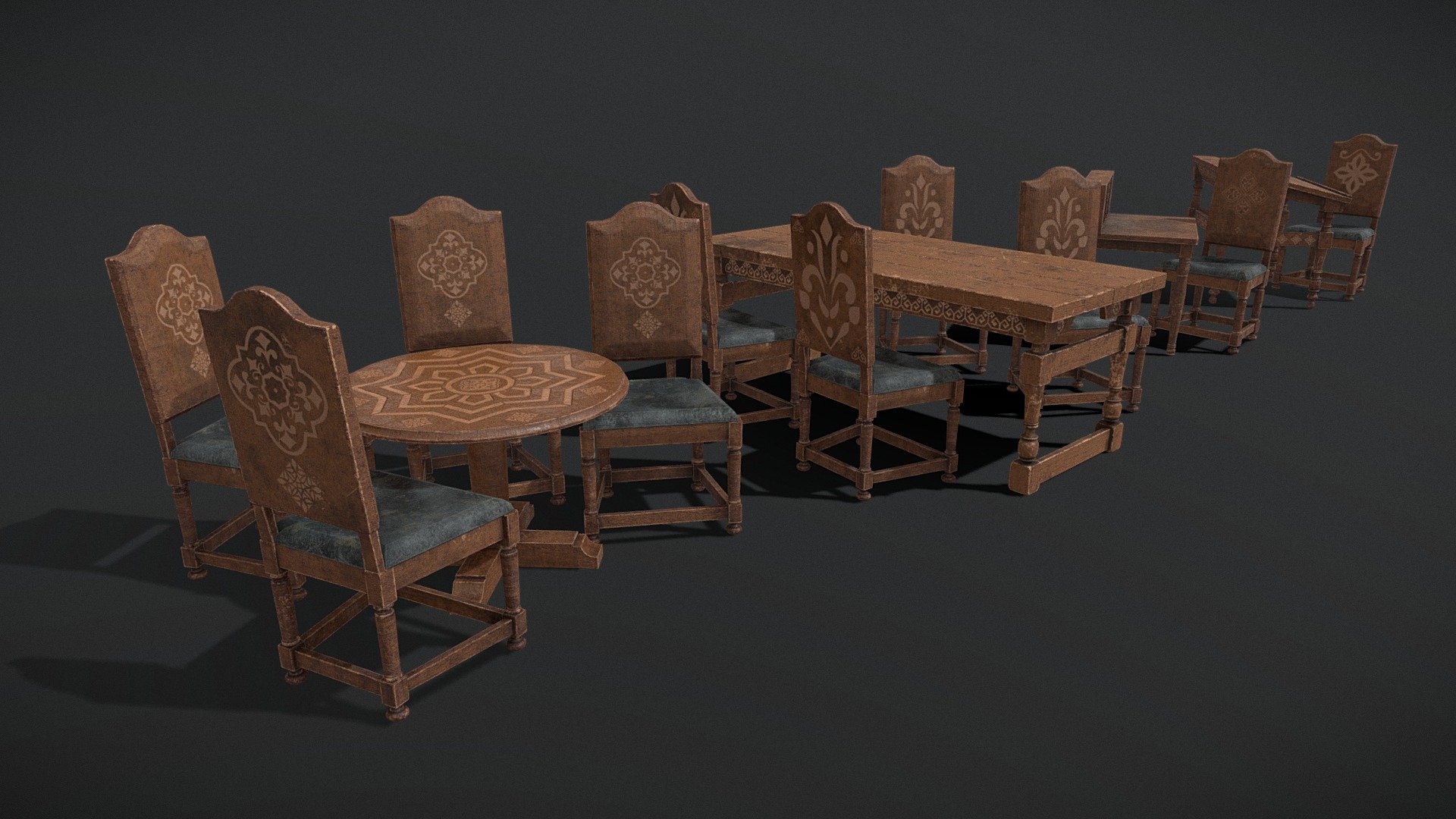 Elegant_Furniture_Collection - Buy Royalty Free 3D model by GetDeadEntertainment [09c604a ...