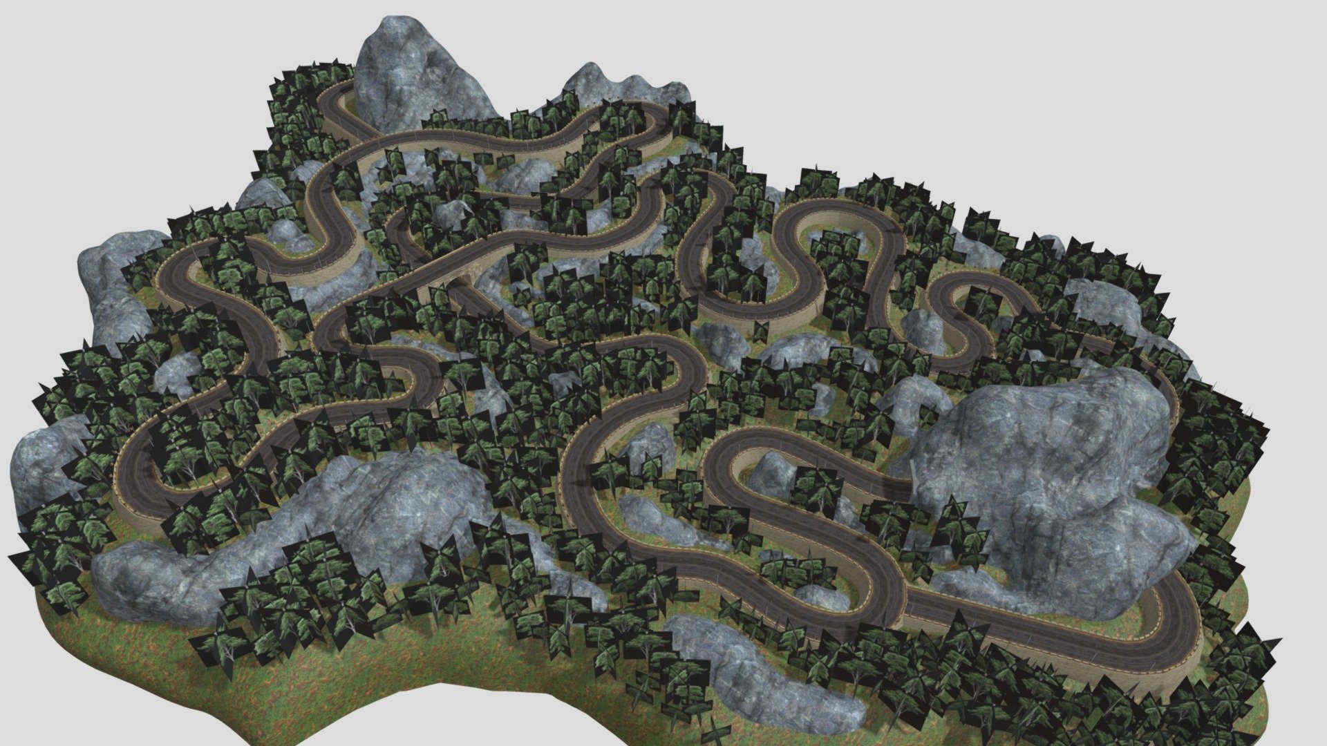 Summer Racing Track - 3D model by Wasi204 (@hafizzwaseem88) [09c6315 ...